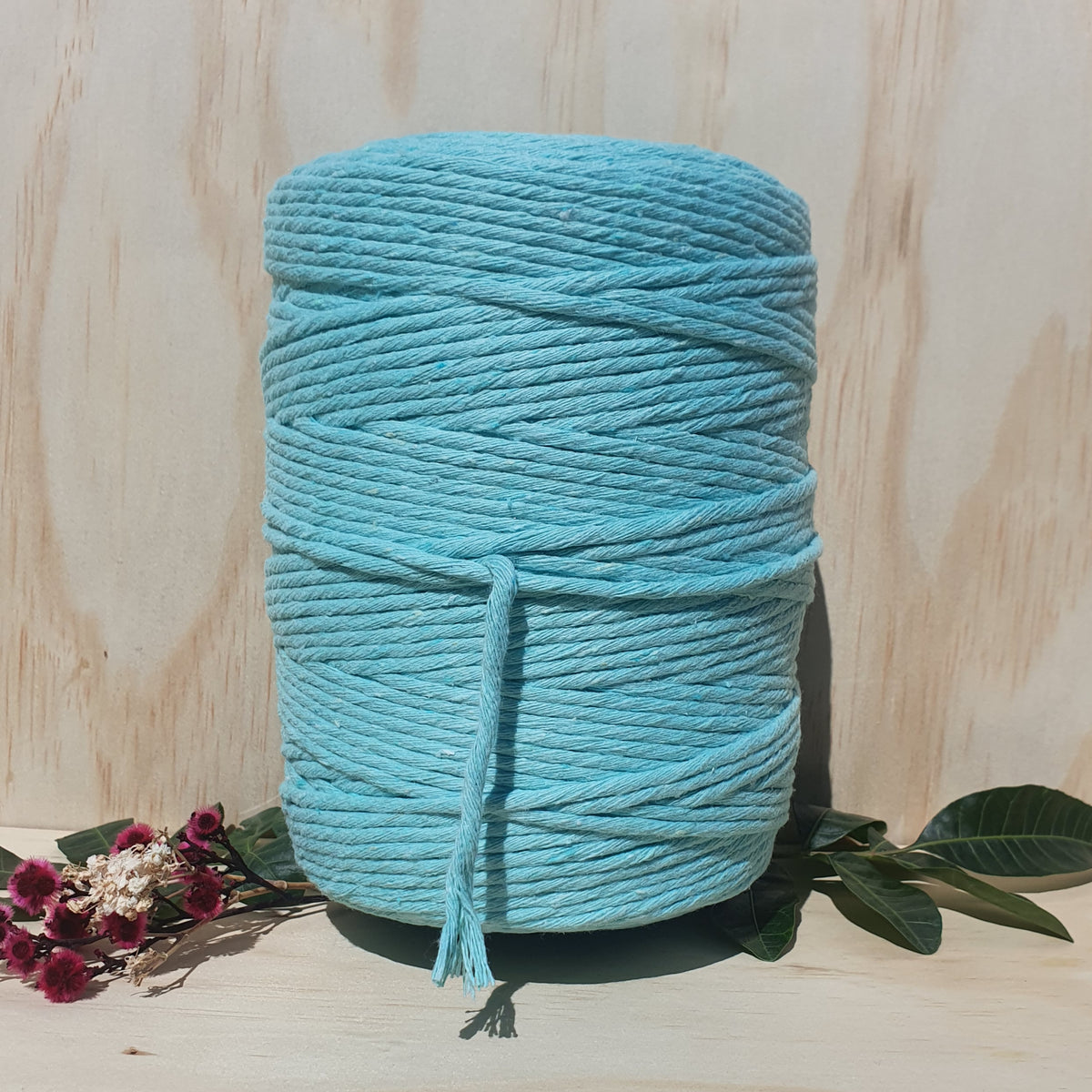 Mint Cotton Macrame String - 3mm Single Twist 1kg – Natural Mystic Macrame